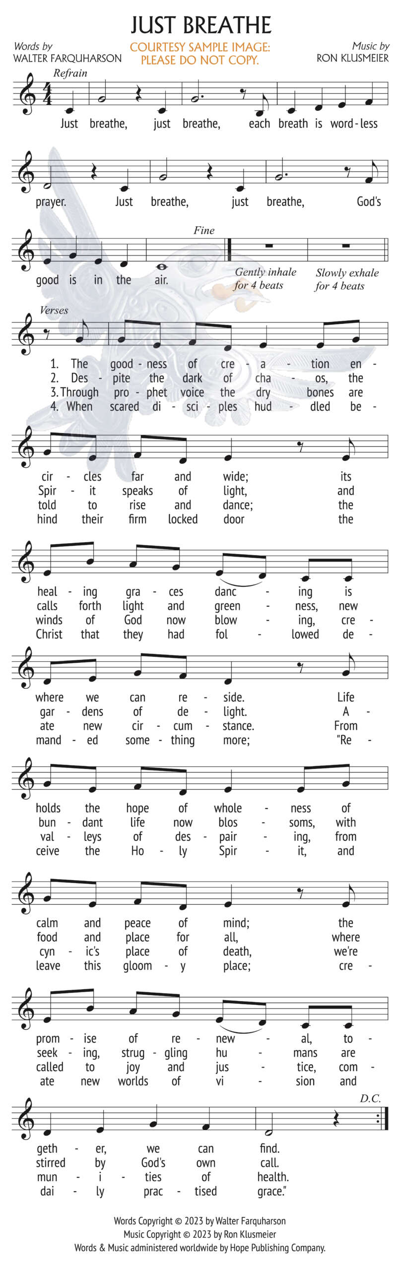 Just Breathe - musiklus